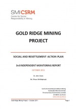 Gold Ridge Mining Project - Social and Resettlement Action Plan. 3rd ...